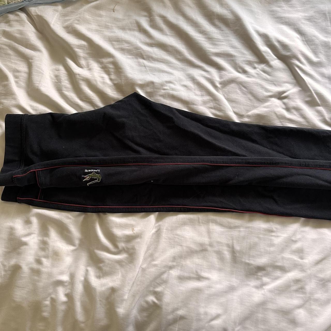 Lacoste perfect comfy capris they have a red line... - Depop