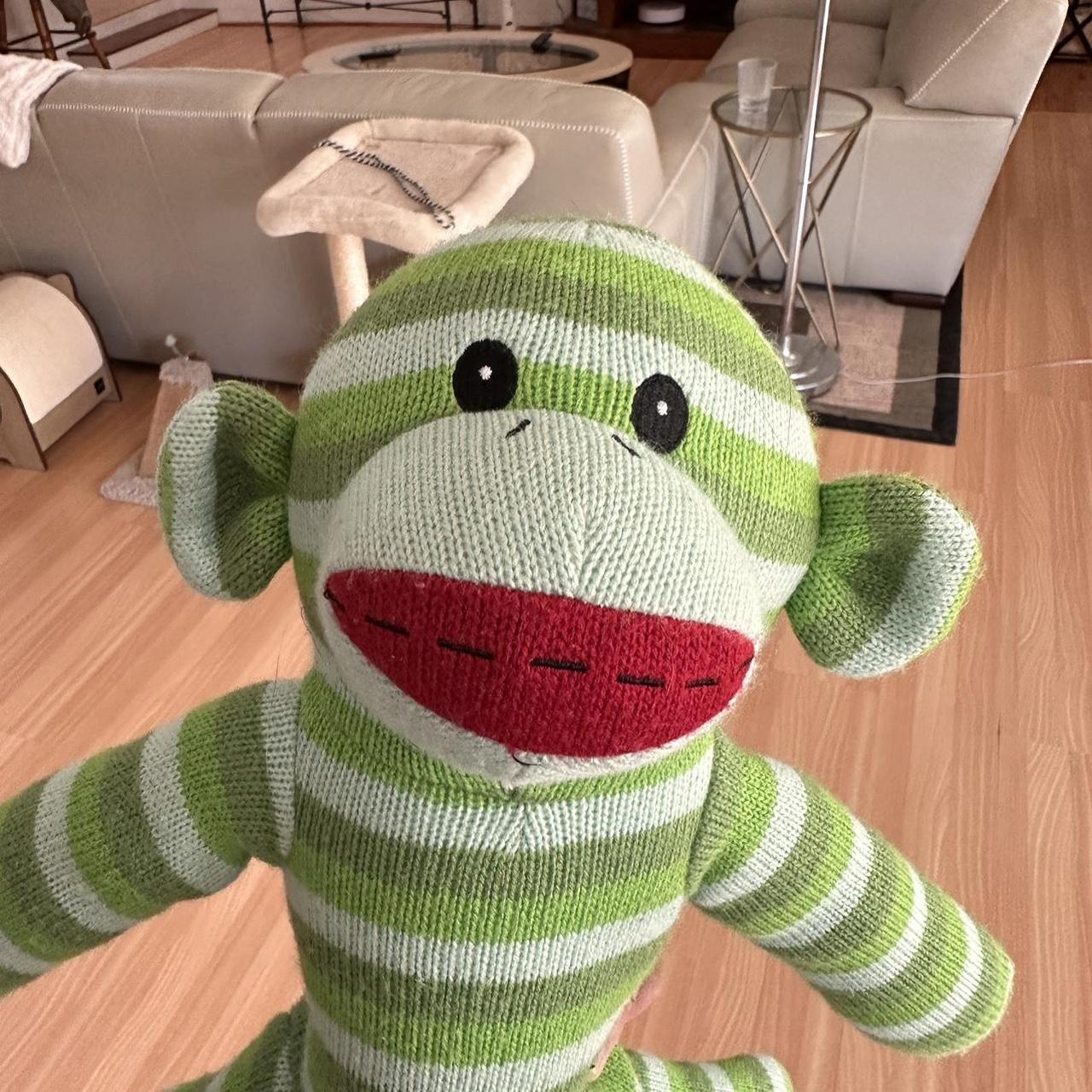 Sock monkey friend 🙈 really sweet n stripey - Depop