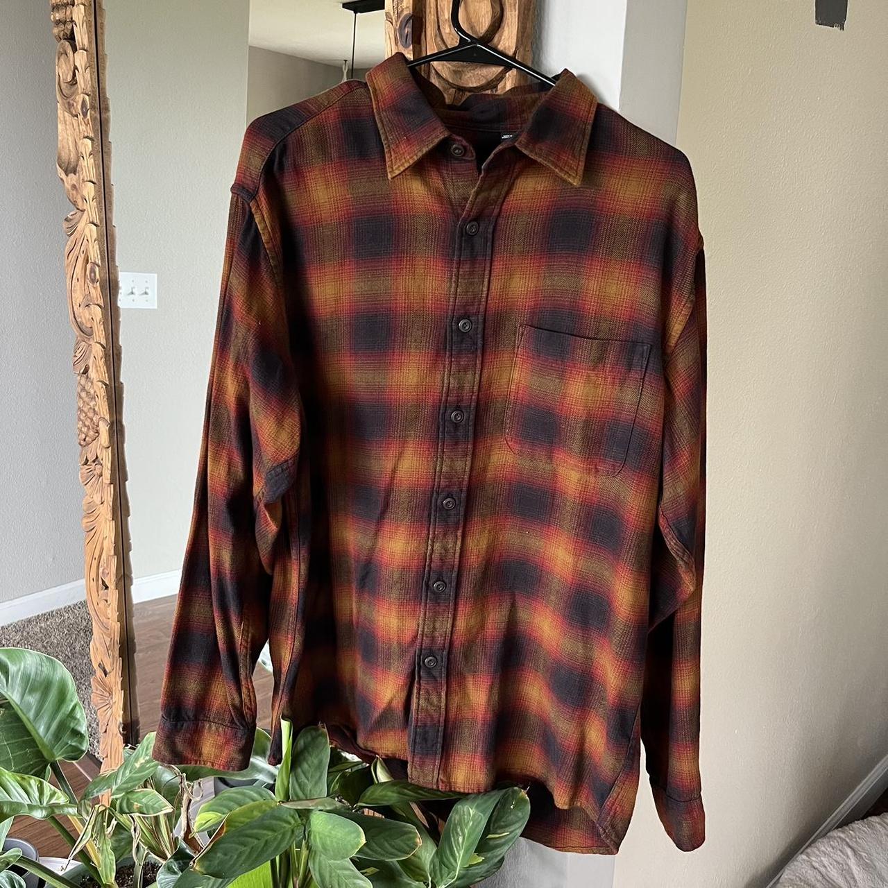 Uniqlo Flannel Shirt Size Large Worn... - Depop