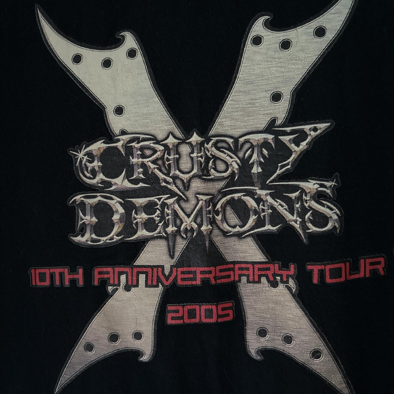 Crusty Demons 10th Anniversary Tour 2005 T-Shirt One... | Depop