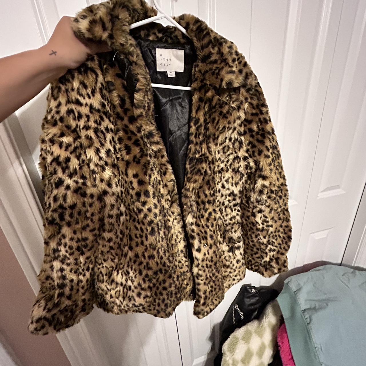 Cheetah Print Jacket - Depop