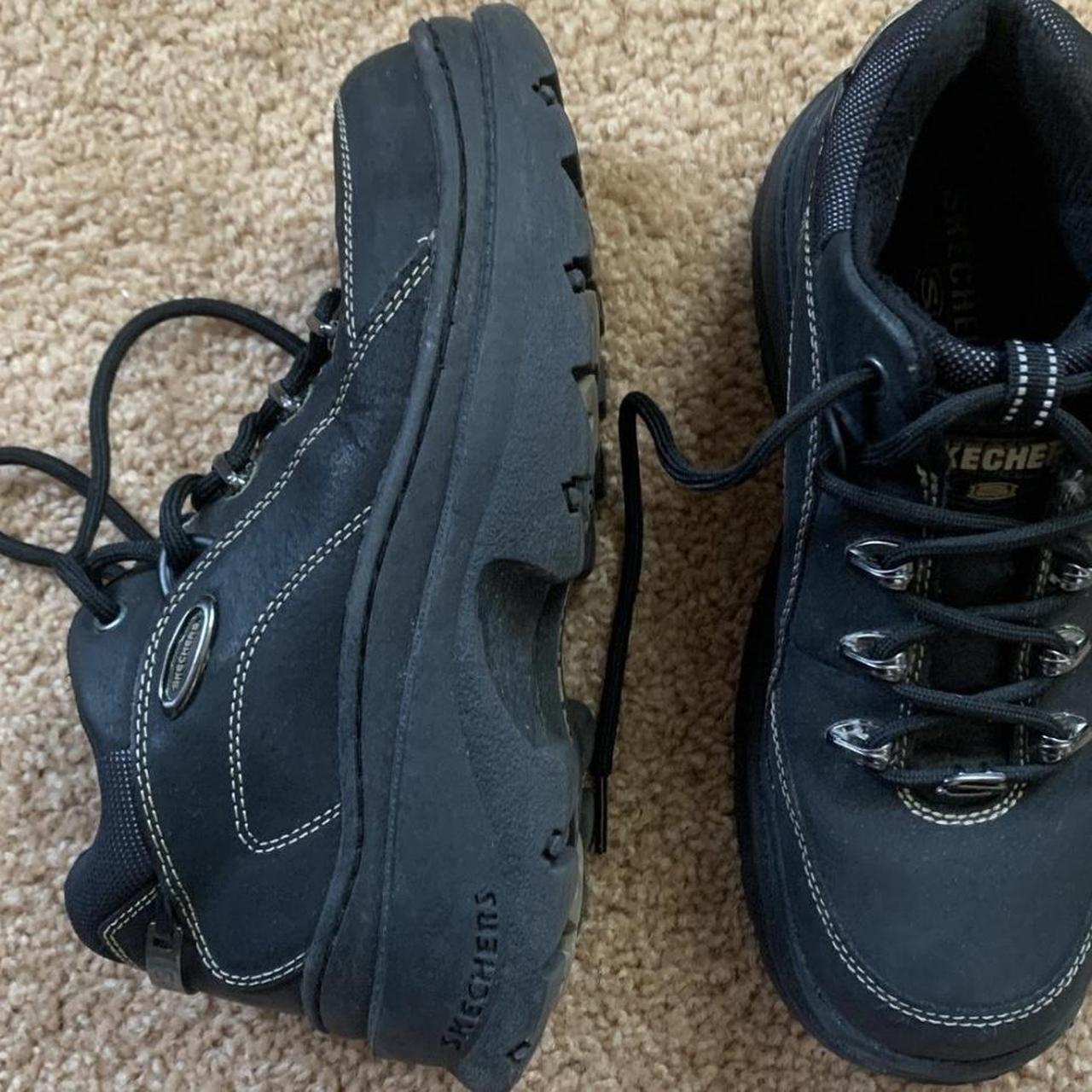 90s platform Skechers jammers. Size 7.5 - Depop