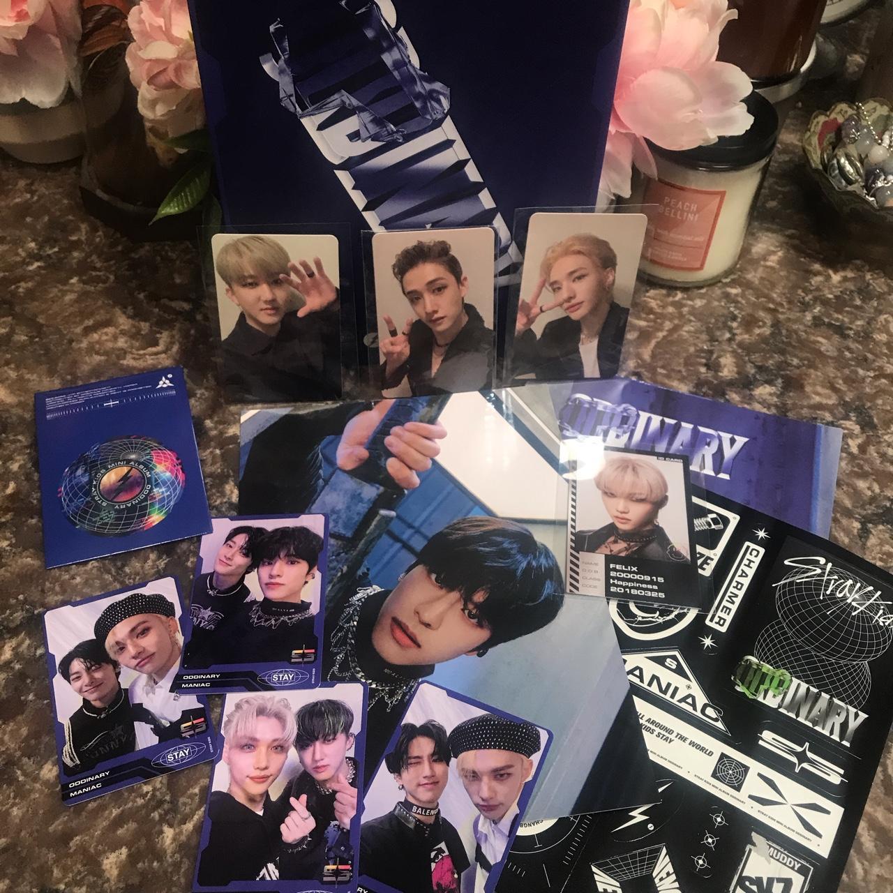 Oddinary comes with inclusions and extra pc Changbin... - Depop