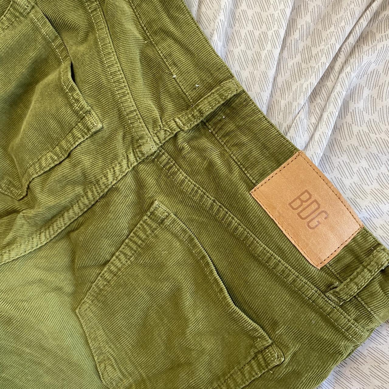 really cute corduroy BDG green flares selling as... - Depop