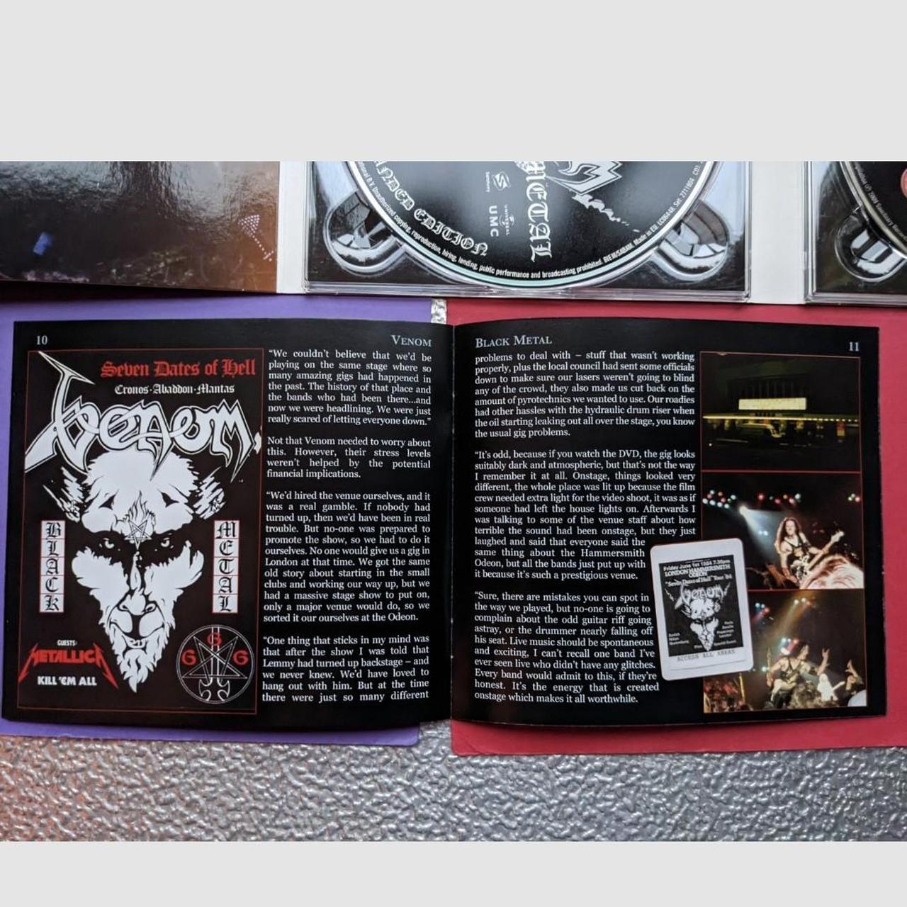 Venom - Black Metal - CD & DVD Deluxe Edition -... - Depop