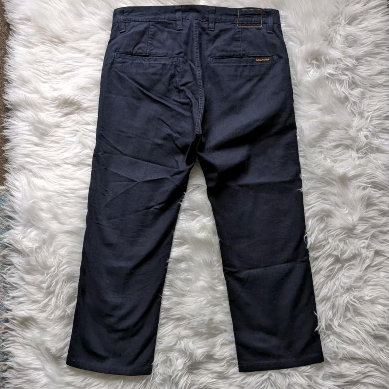 Nudie Jeans Co - Loose Alvar - W32 X L24 - Navy Blue... - Depop