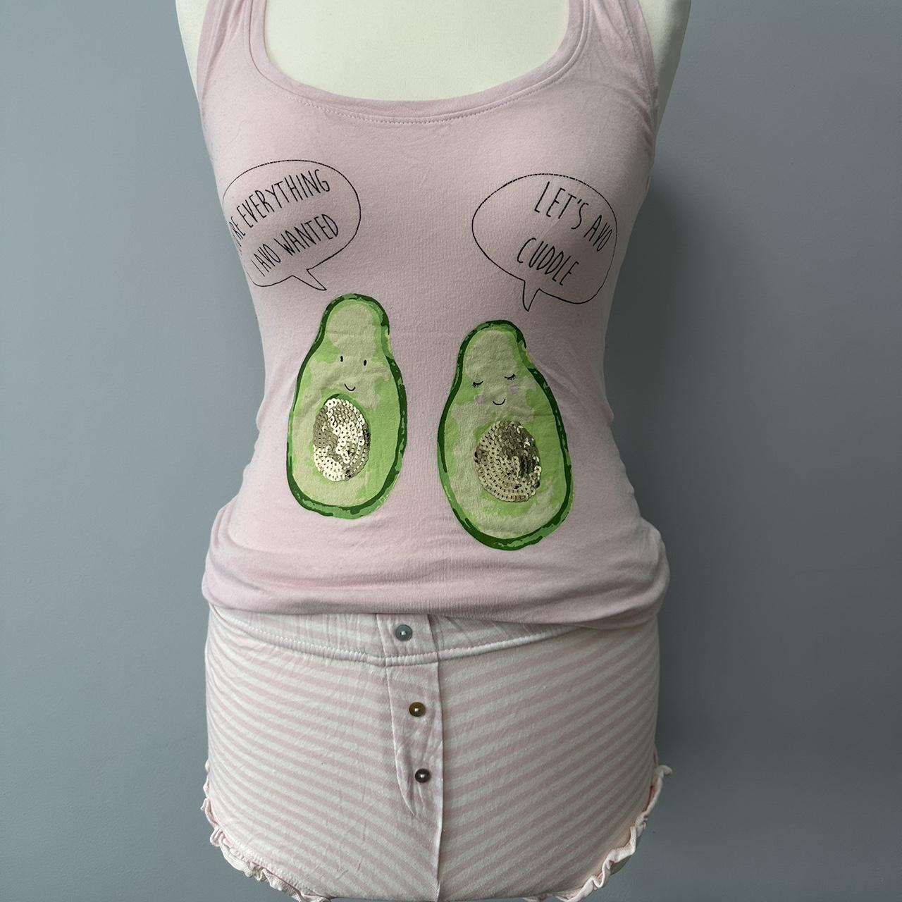 Boux Avenue Avocado Cuddle Pyjamas Set Size 6 Good... - Depop