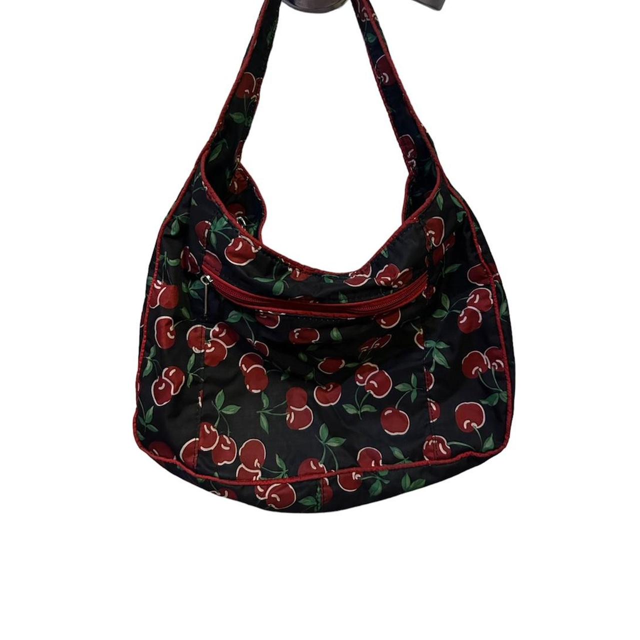 cherry purse🍒🖤 super cute & fun. has some fraying,... - Depop