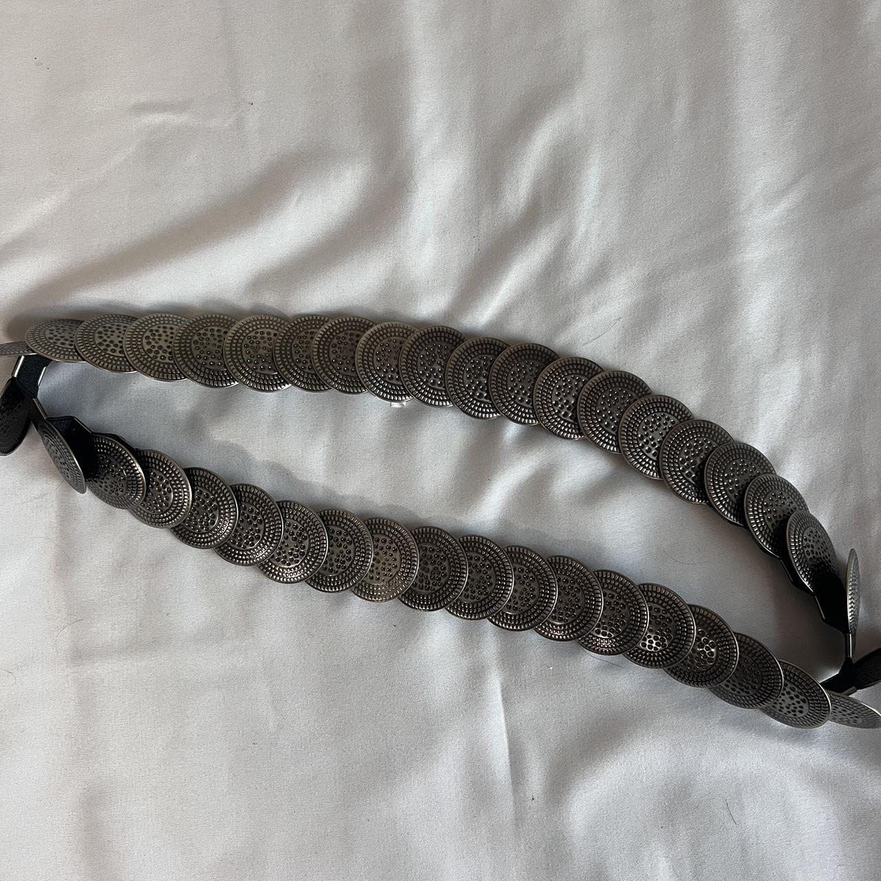 Y2k disc medallion fashion belt, size... - Depop