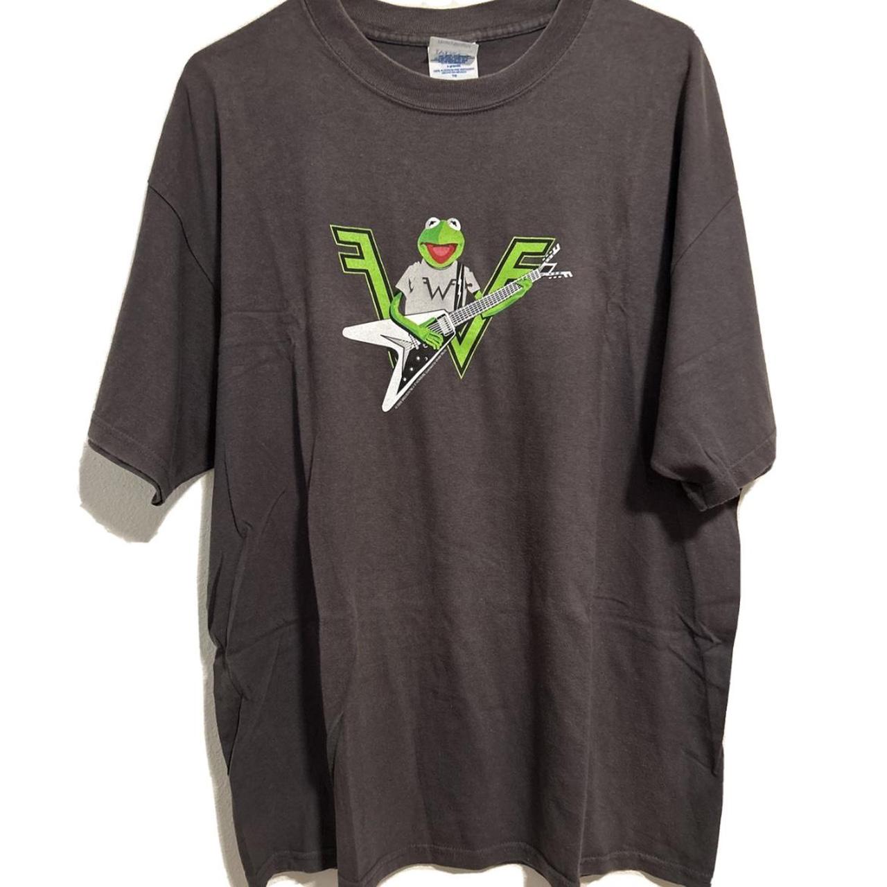 Weezer and Kermit band T-shirt In good condition... - Depop