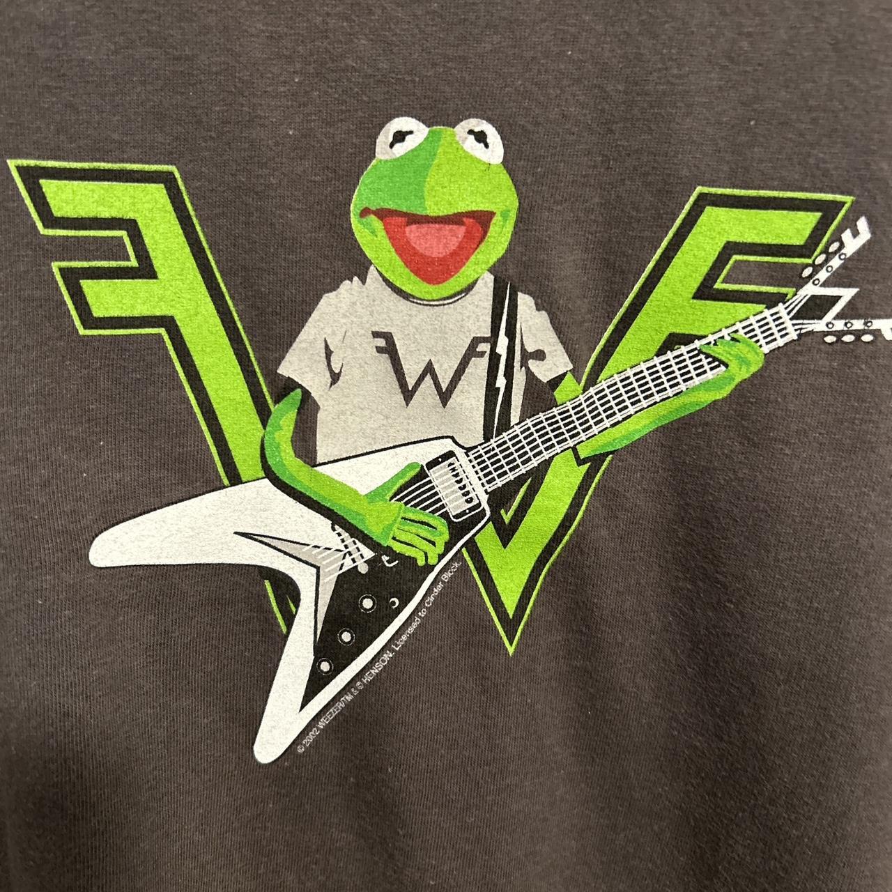 Weezer and Kermit band T-shirt In good condition... - Depop