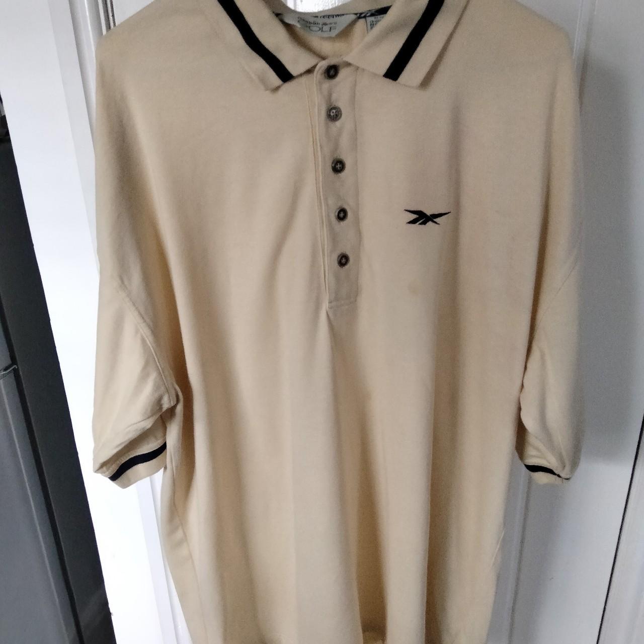Reebok Vintage Golf Polo Shirt Good Condition Size... - Depop