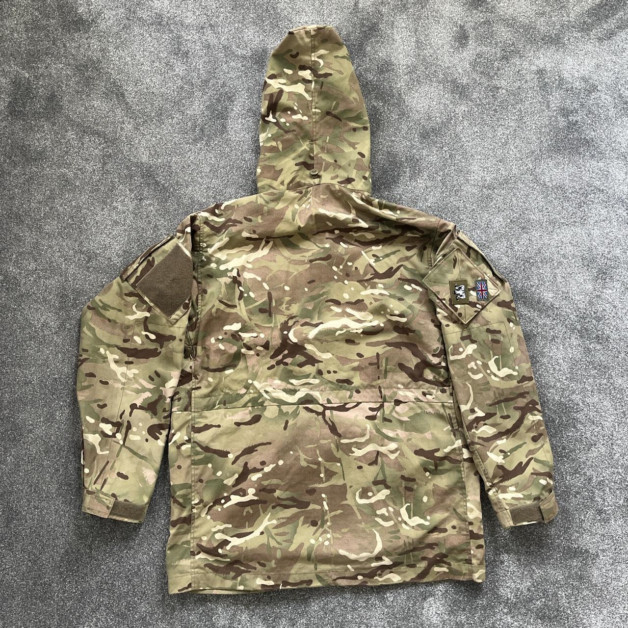Army combat smock jacket in camouflage Camo British... - Depop
