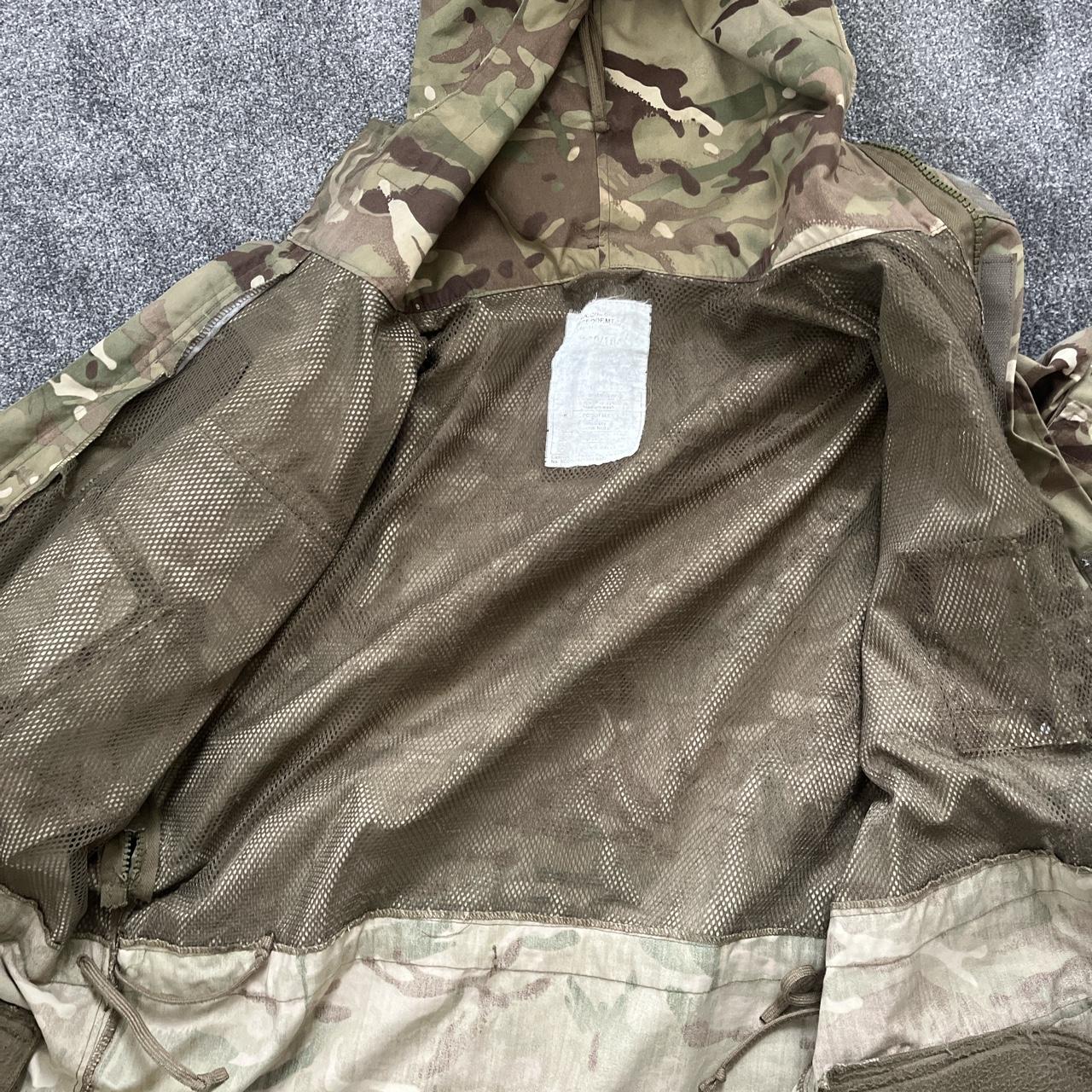 Army combat smock jacket in camouflage Camo British... - Depop