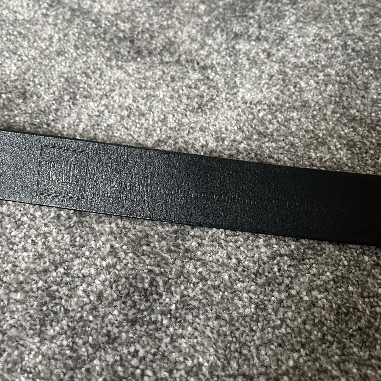 Gap black leather belt Black leather belt by gap... - Depop