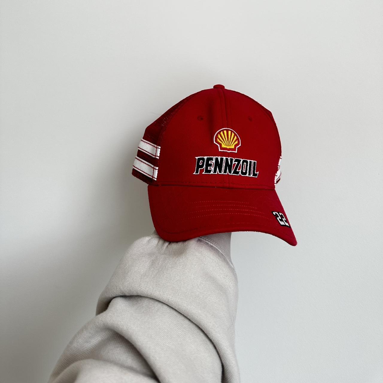 Super cute Shell Pennzoil NASCAR Penske Racing Hat!... - Depop