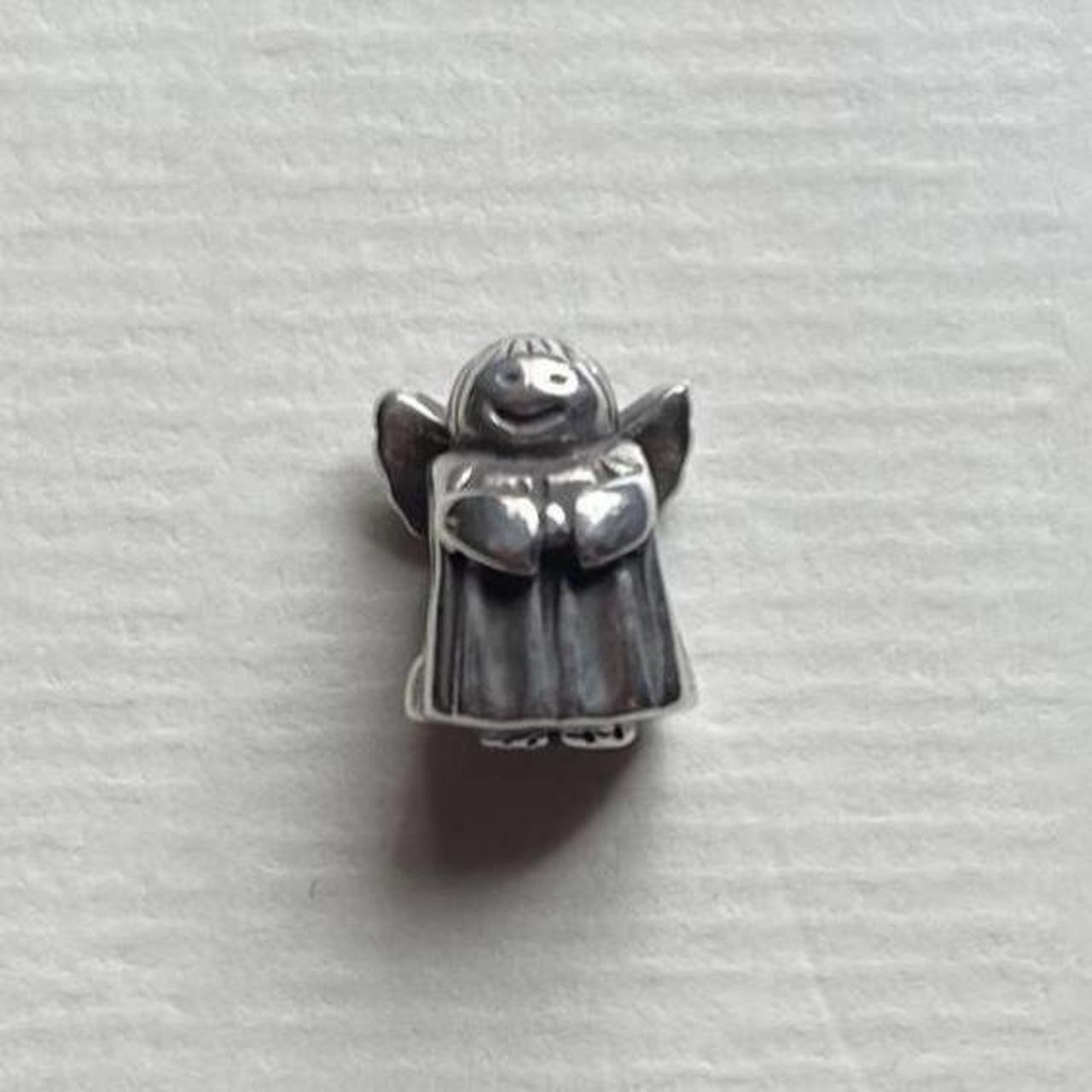 925 silver angel pandora bracelet charm. in... - Depop