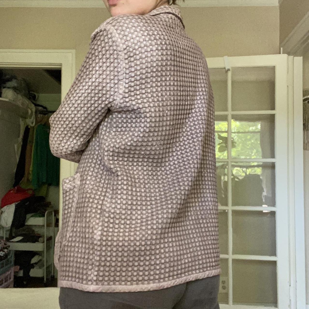 Handmade brown cardigan, sewn and dyed by... - Depop