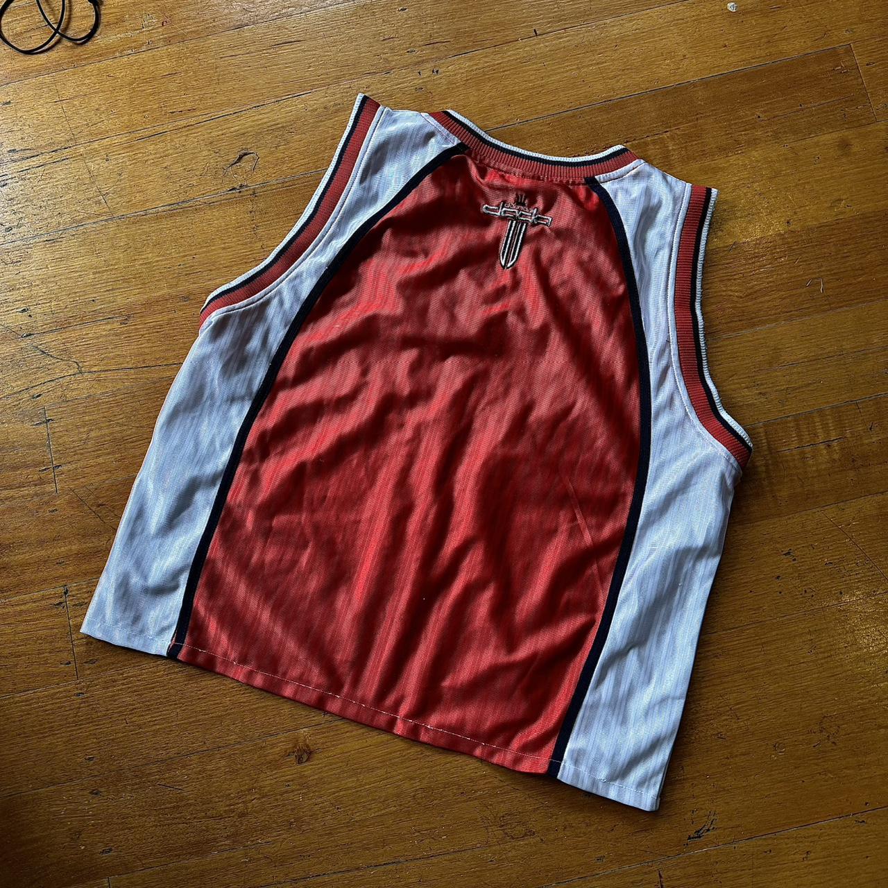 Vintage 2000’s DaDa Red White Contrast Singet Jersy!... - Depop