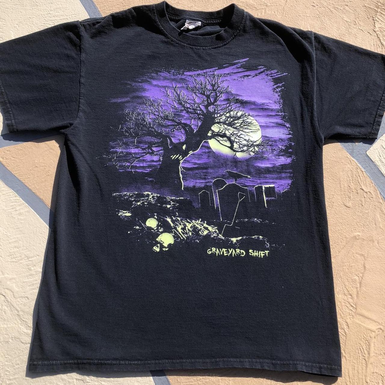 y2k HAROLD Haunted Mound T-Shirt Size Small pit to... - Depop