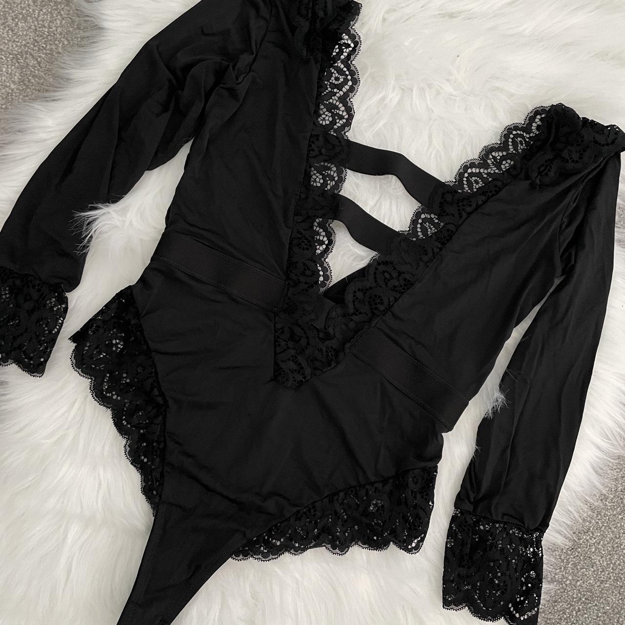 Tutti Rouge Women's Black Bodysuit | Depop