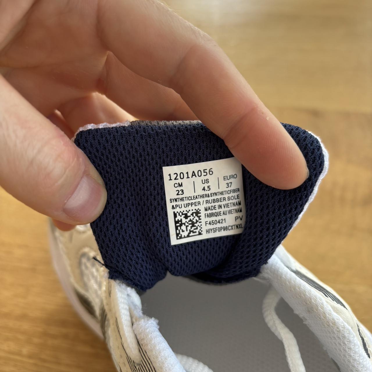 ASICS Gel Kayano 16 trainers in white and blue... | Depop