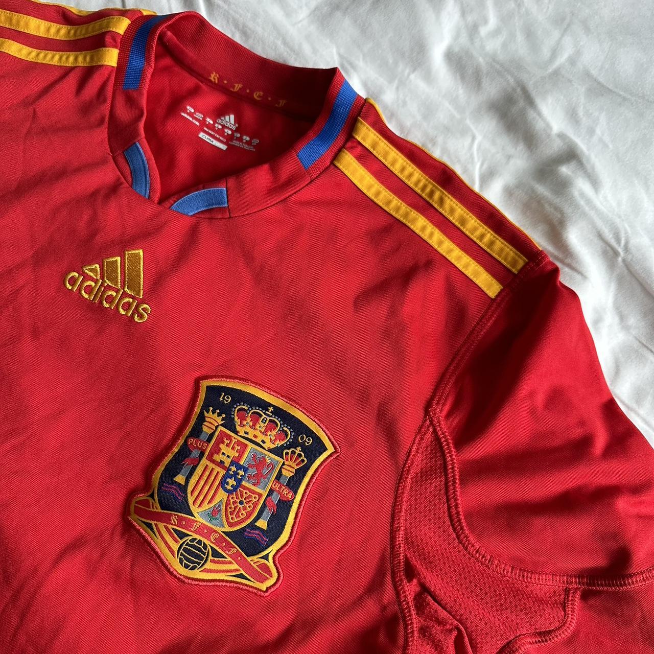 Authentic Adidas Spain Jersey 9/10 Condition - Depop