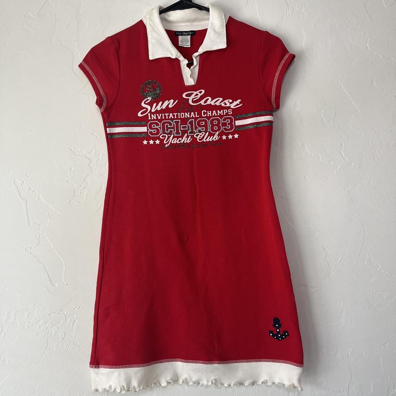 One step up mini red dress size:xs/s 🫧message me... - Depop