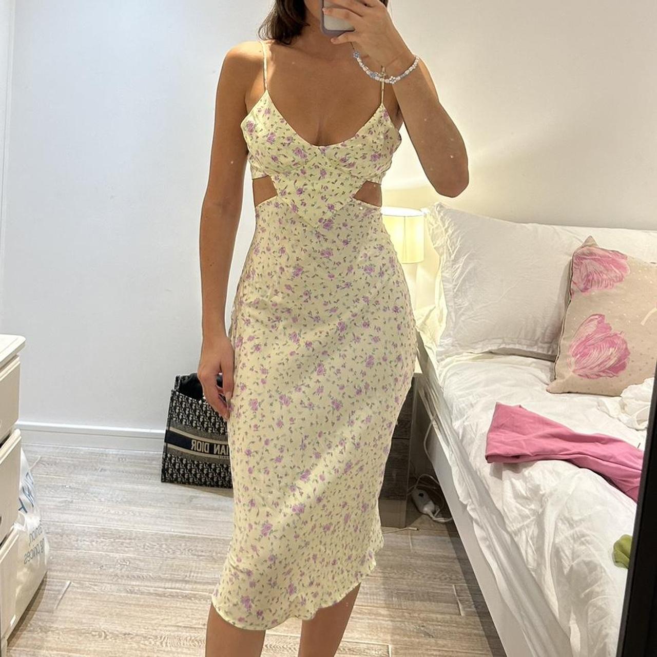 Realisation Par inspired midi dress from bershka... - Depop