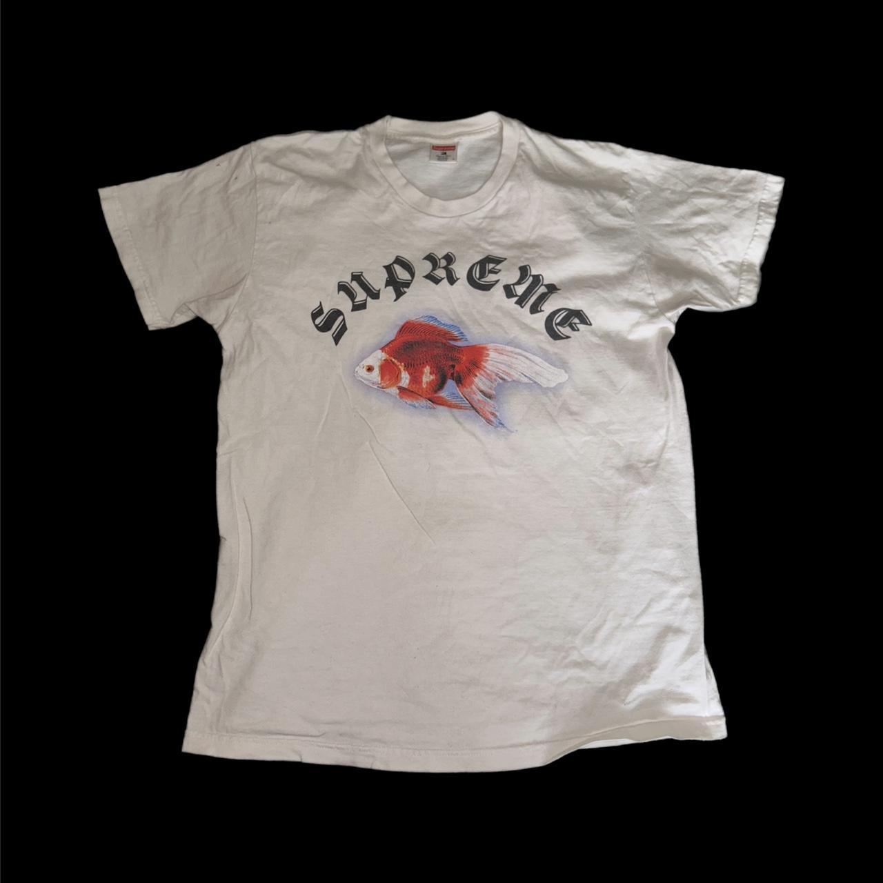 Supreme Goldfish Tee Used, In good condition... - Depop