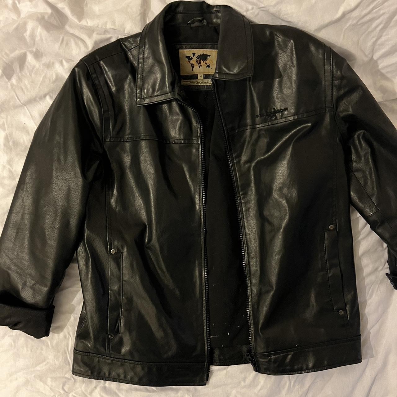 nickelson genuine leather biker jacket. Men’s medium... - Depop