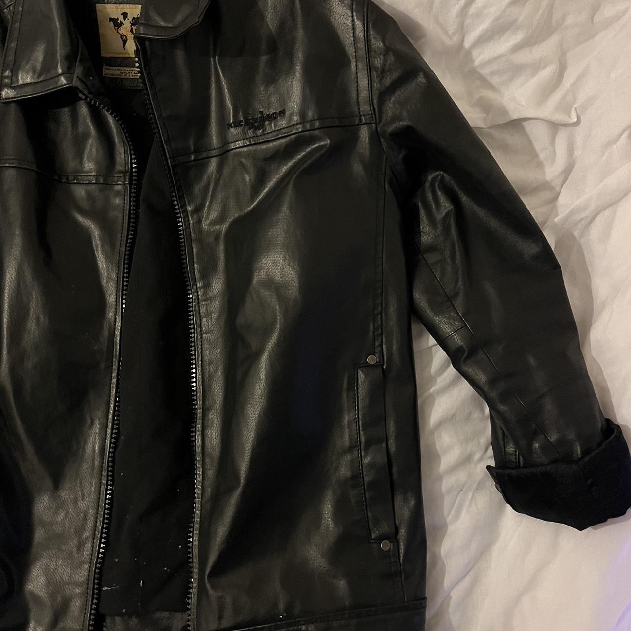 nickelson genuine leather biker jacket. Men’s medium... - Depop
