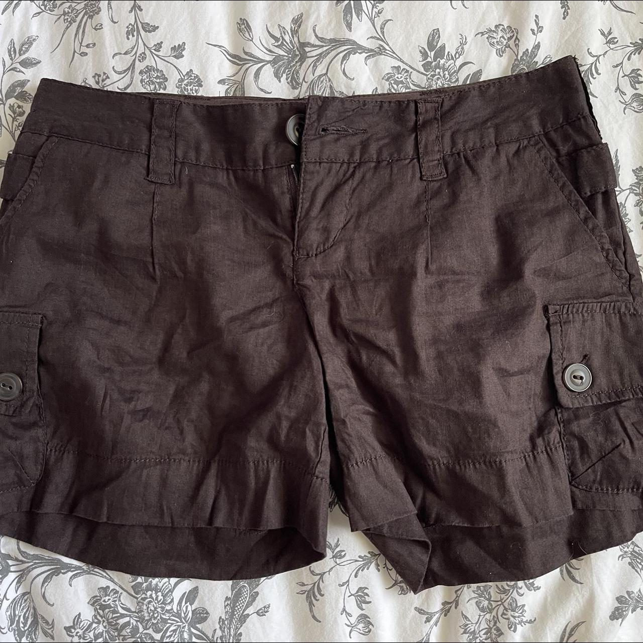 brown cargo shorts