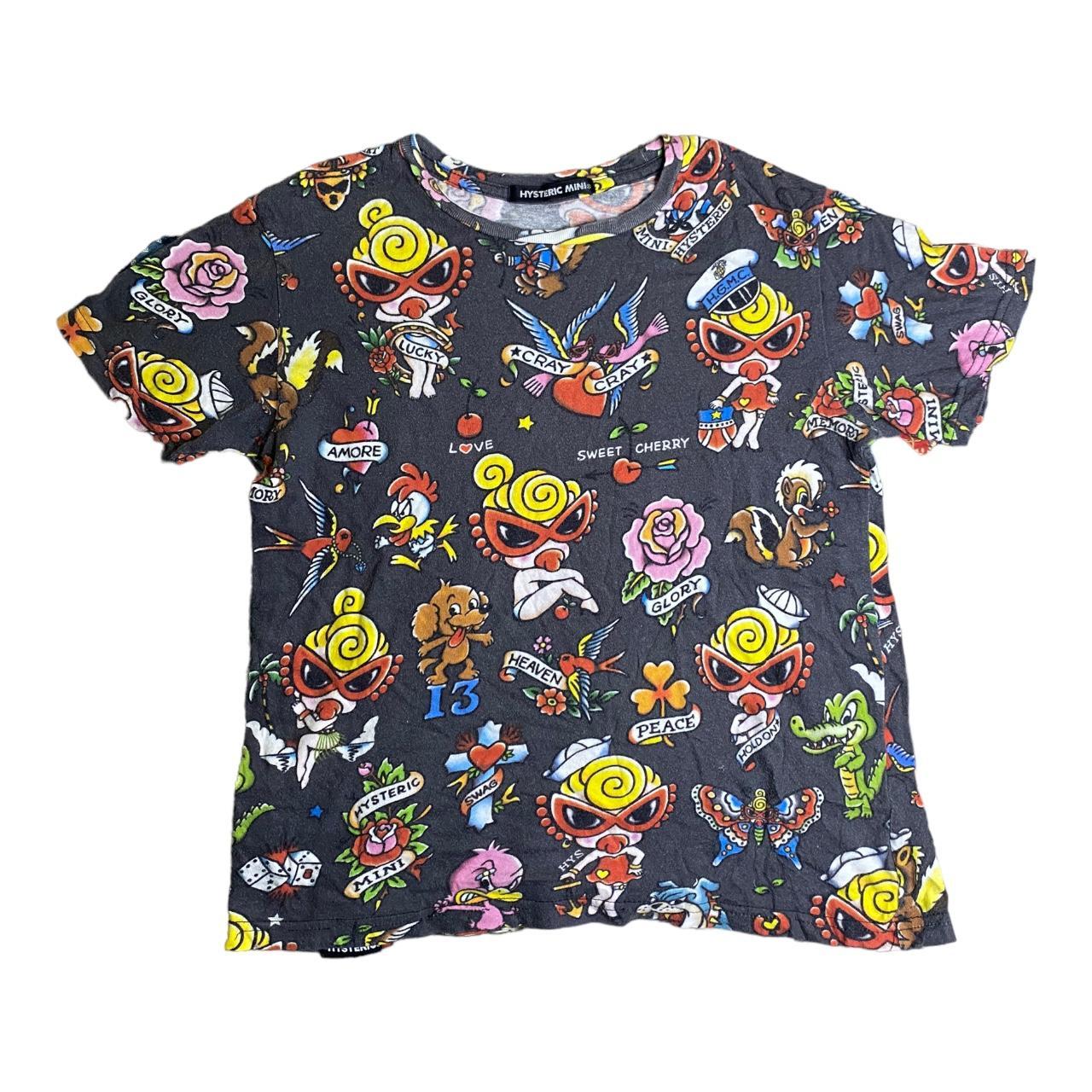 Hysteric Glamour Mini baby vintage y2k tee top!... - Depop