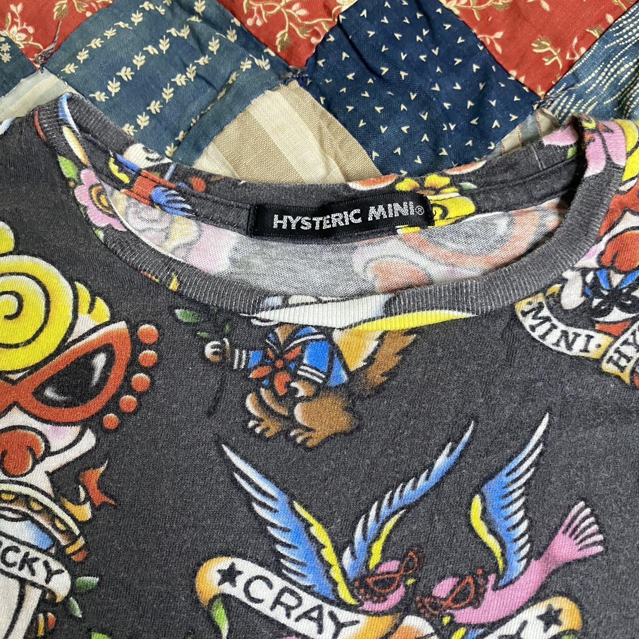 Hysteric Glamour Mini baby vintage y2k tee top!... - Depop