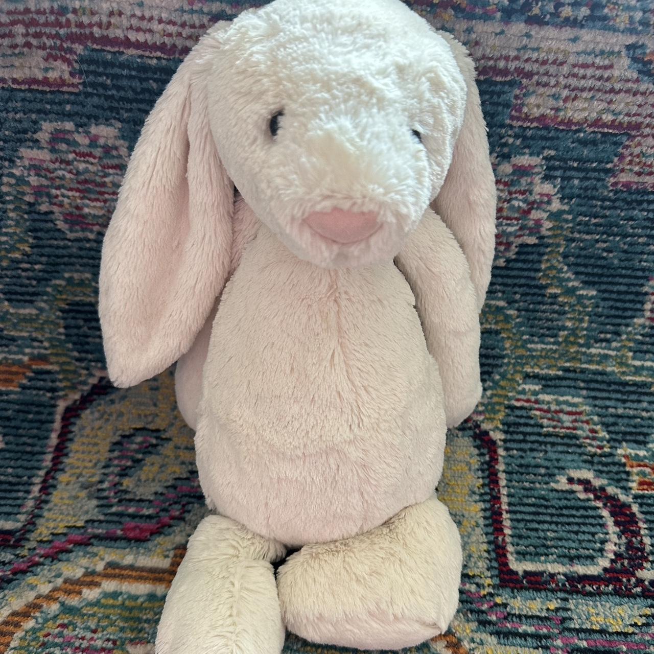 White jellycat bunny #jellycat #jellycatbunny... - Depop