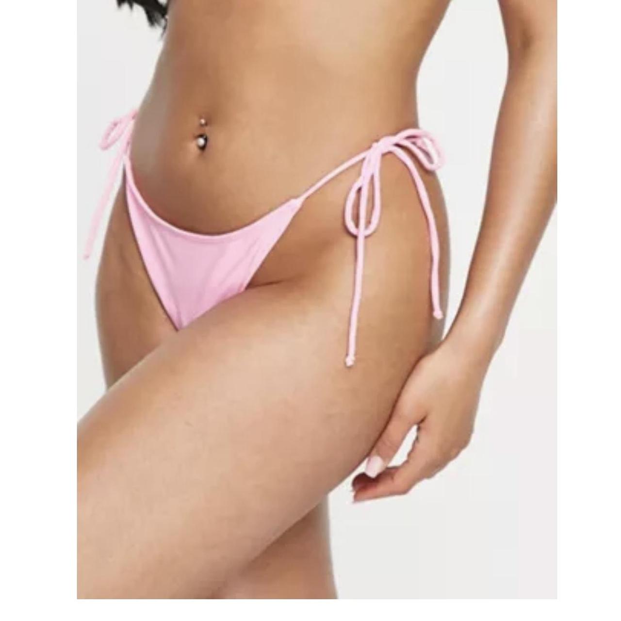 Missguided Womens Pink Bikini And Tankini Bottoms Depop