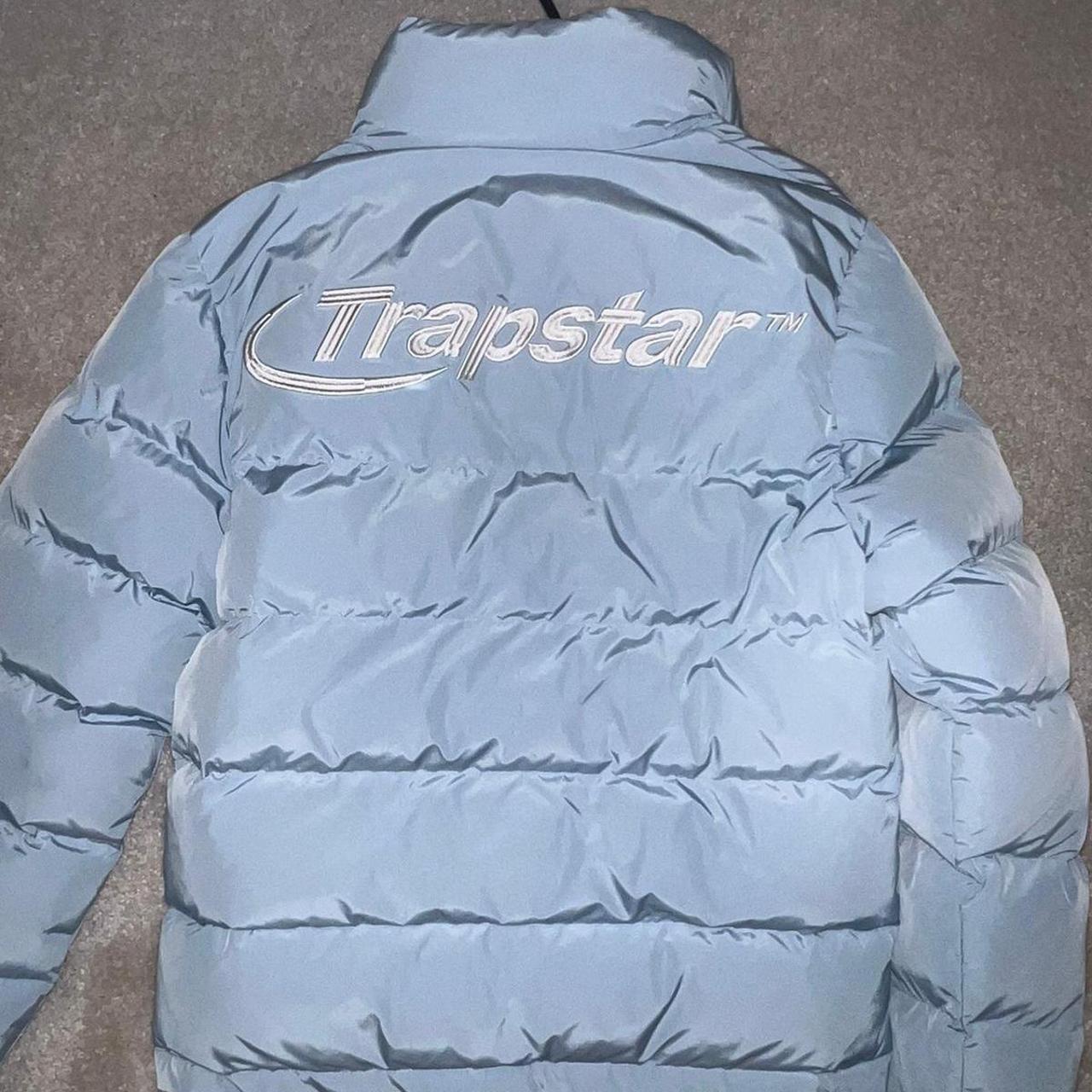 Trapstar hyperdrive jacket size men’s S Light blue... - Depop