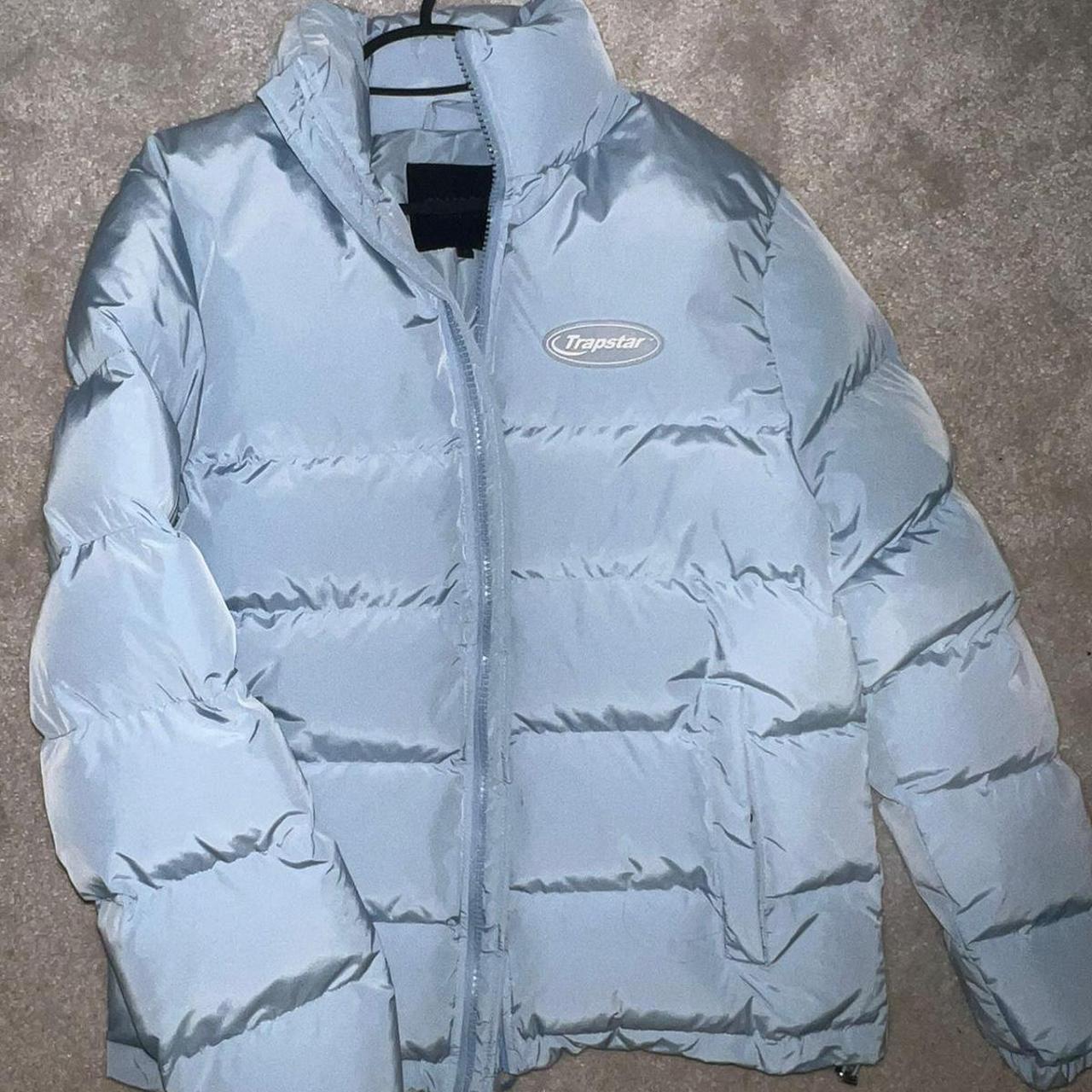 Trapstar hyperdrive jacket size men’s S Light blue... - Depop