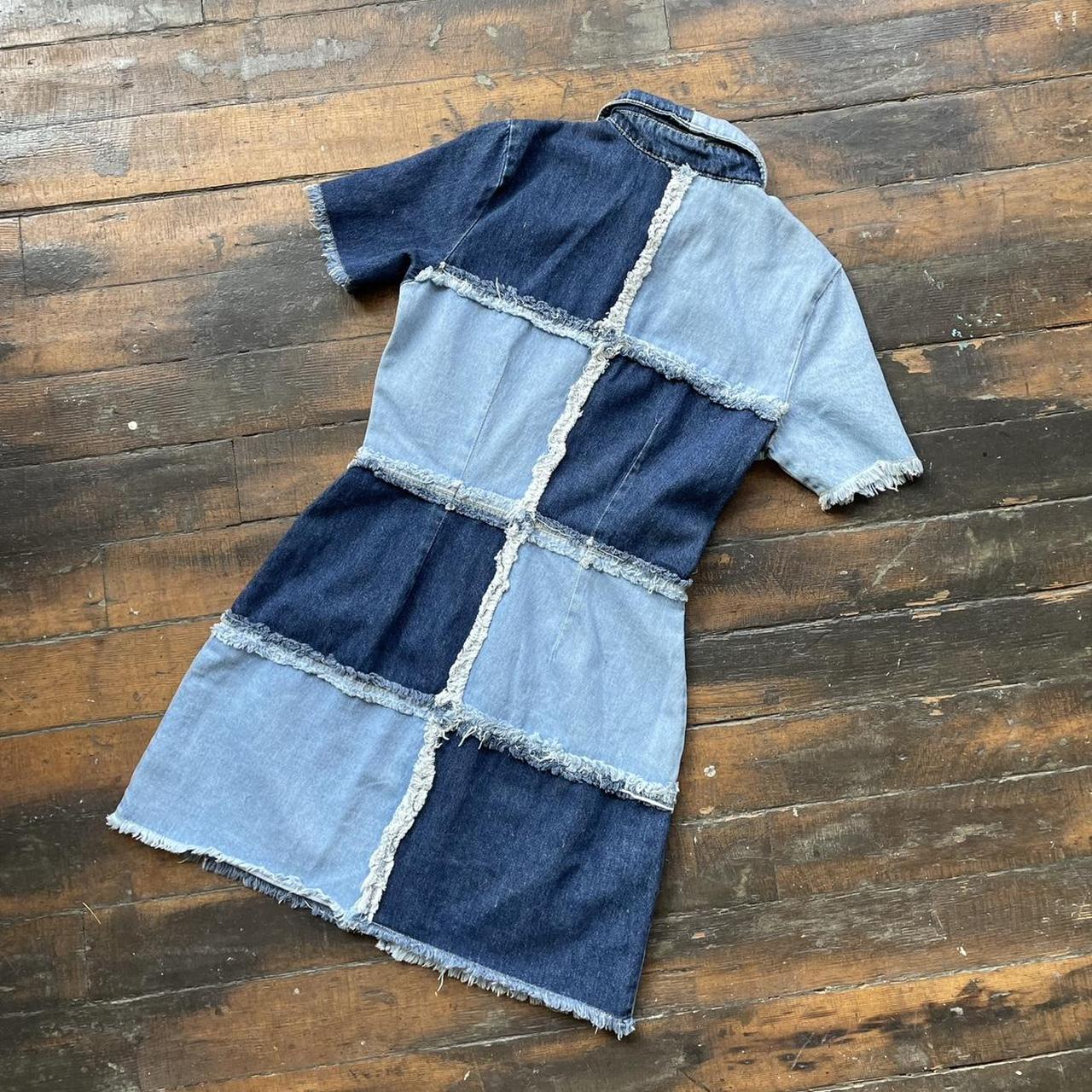 The Ragged Priest Women's Blue Dress | Depop