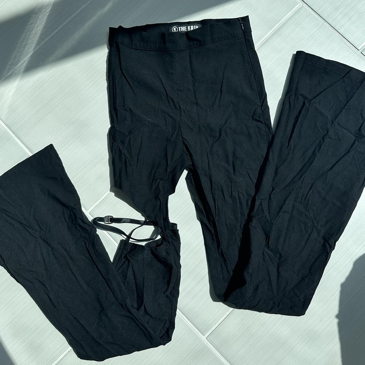 the kript althea cutout pants only worn once, not my... - Depop