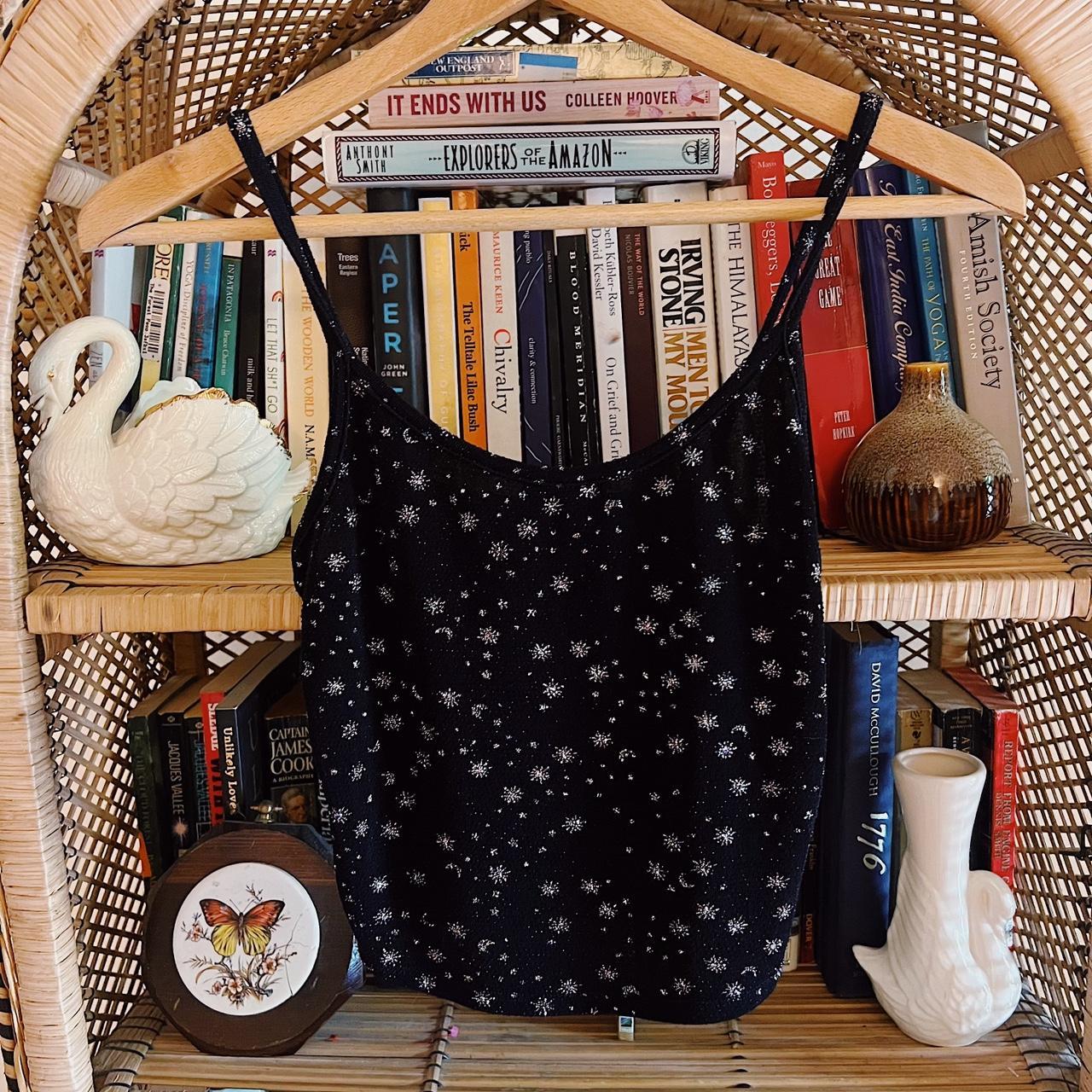 Urban Outfitters Women's Black Crop-top | Depop