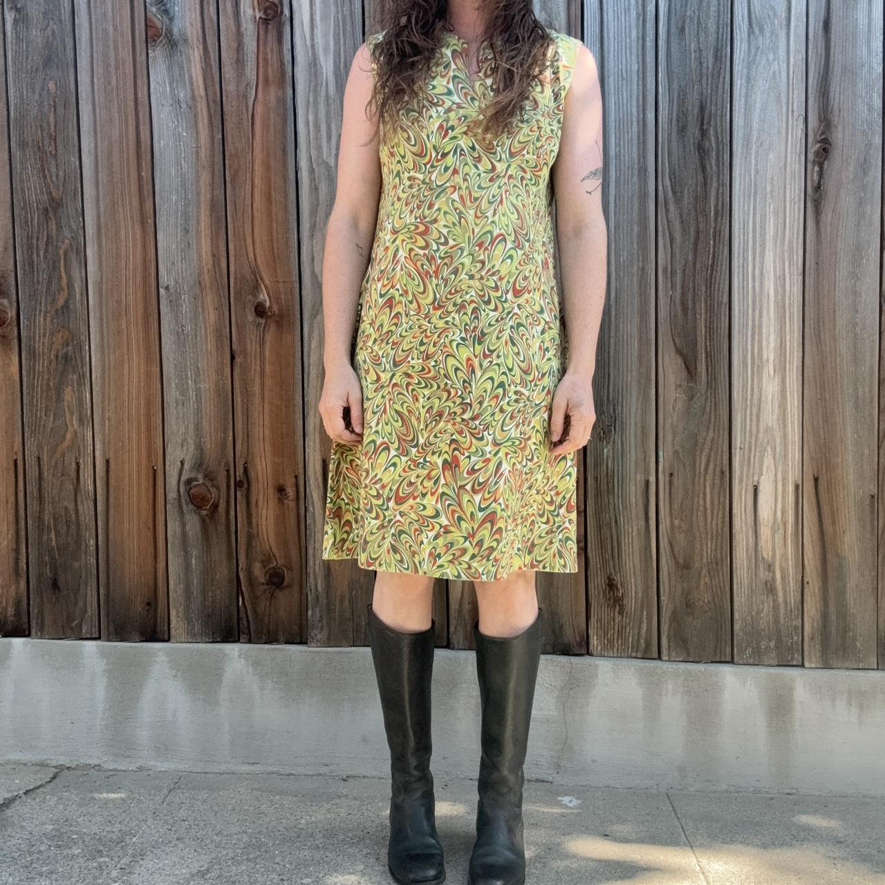 Amazing true vintage handmade shift dress in the... | Depop