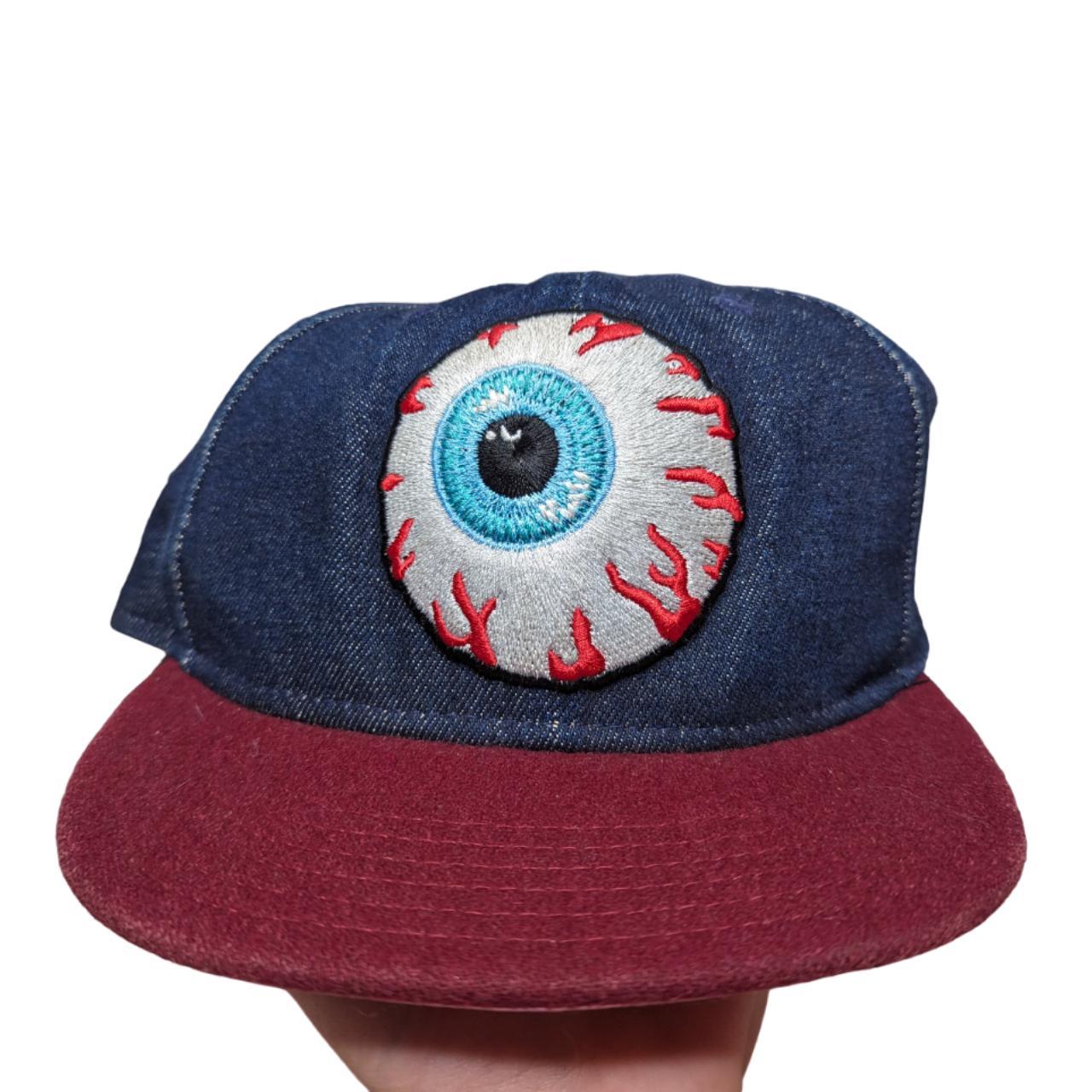 Original MNWKA Mishka Eyeball New Era Snapback Denim... - Depop