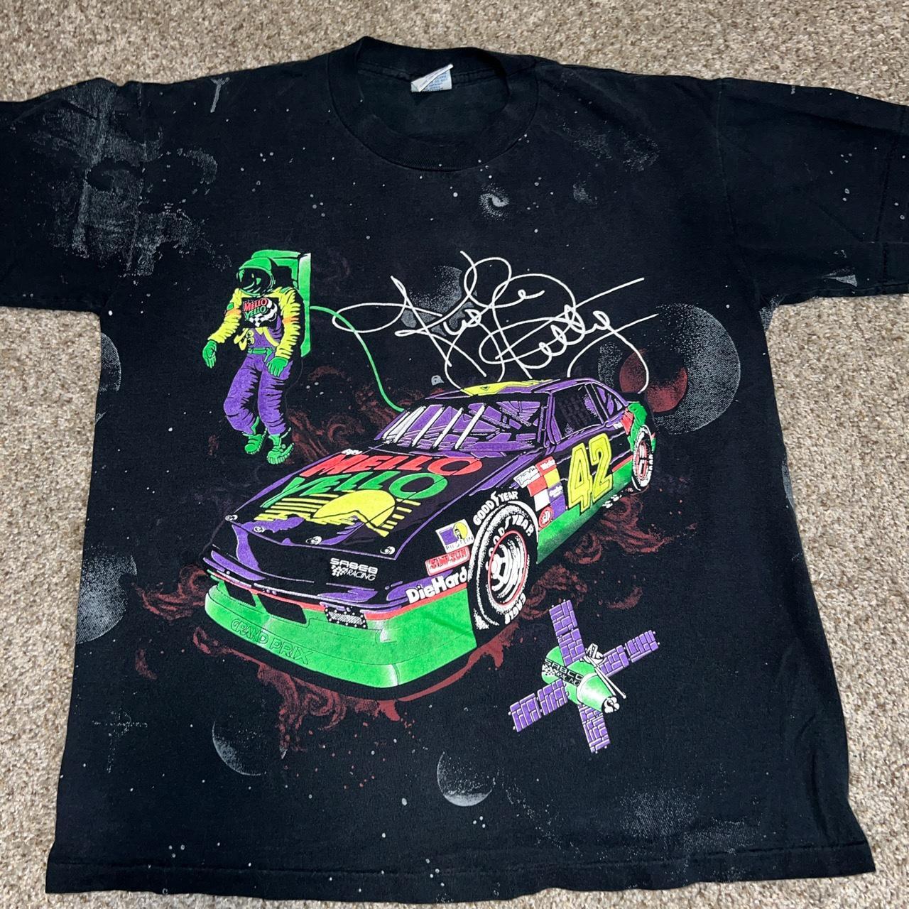 Vintage NASCAR Mello Yellow Ernie Irving AoP 20 x... - Depop