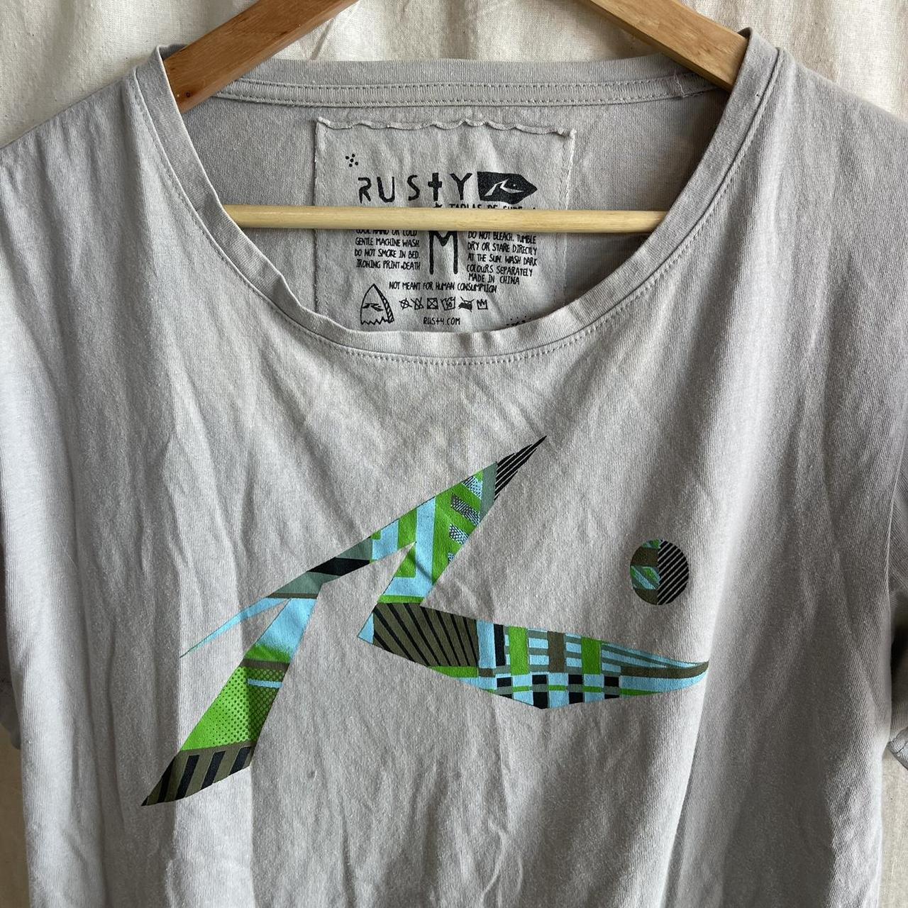 rare vintage rusty tee size mens M. Lightweight and... - Depop