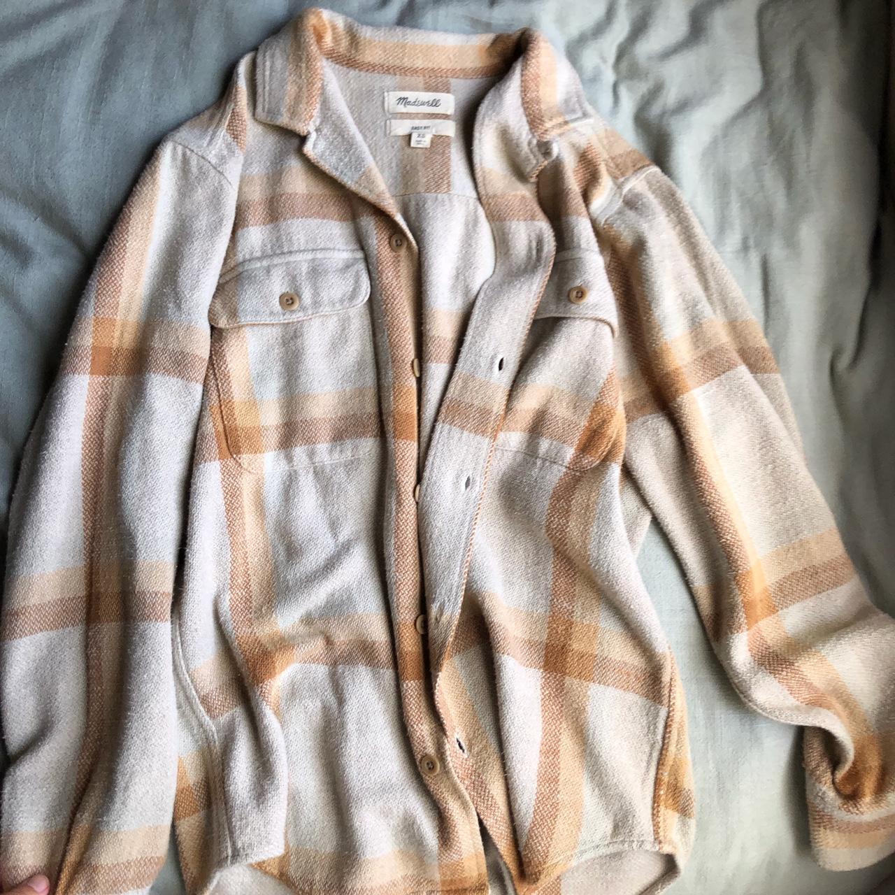 Madewell cozy knit flannel - Depop