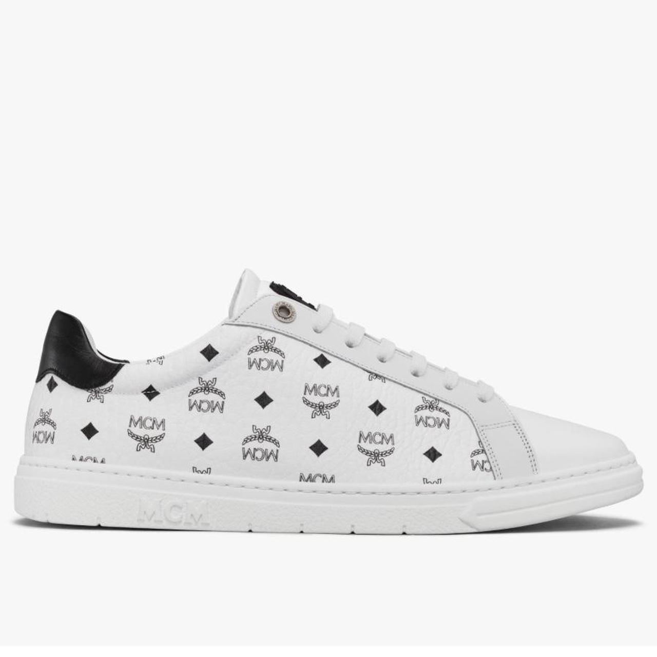 MCM trainers The classic low-top trainer, sculpted... - Depop