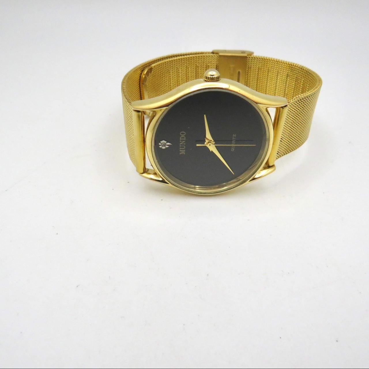 5G Mens Vintage Mundo Watch Vintage Mens Gold... - Depop