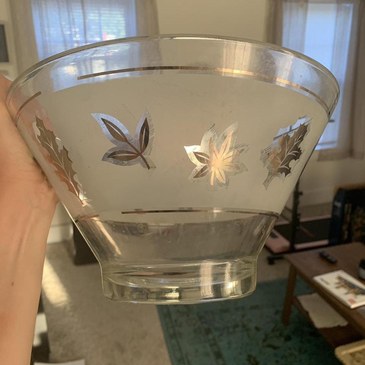 Vintage 1960s Starlyte Leaf Bowl + Decanter... - Depop